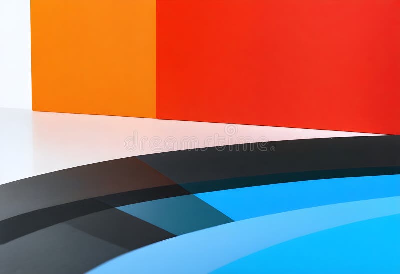 Weird Abstract Background and Backdrop with Interesting Color Blocking ...