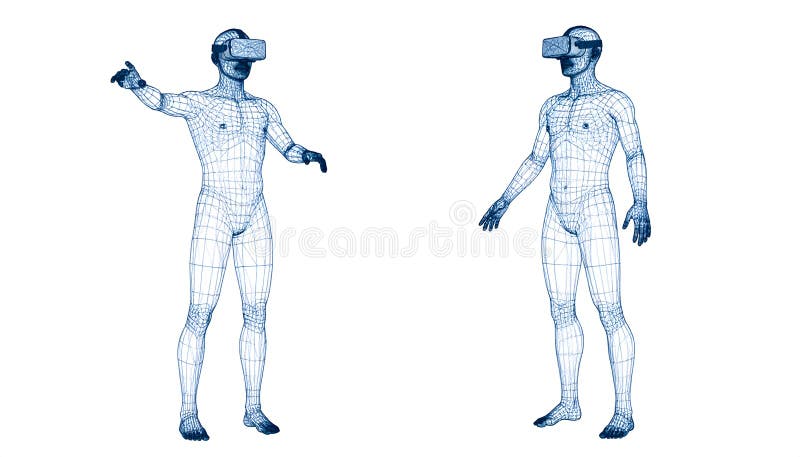 3d Wire Frame Human Body Stock Illustrations – 579 3d Wire Frame Human ...