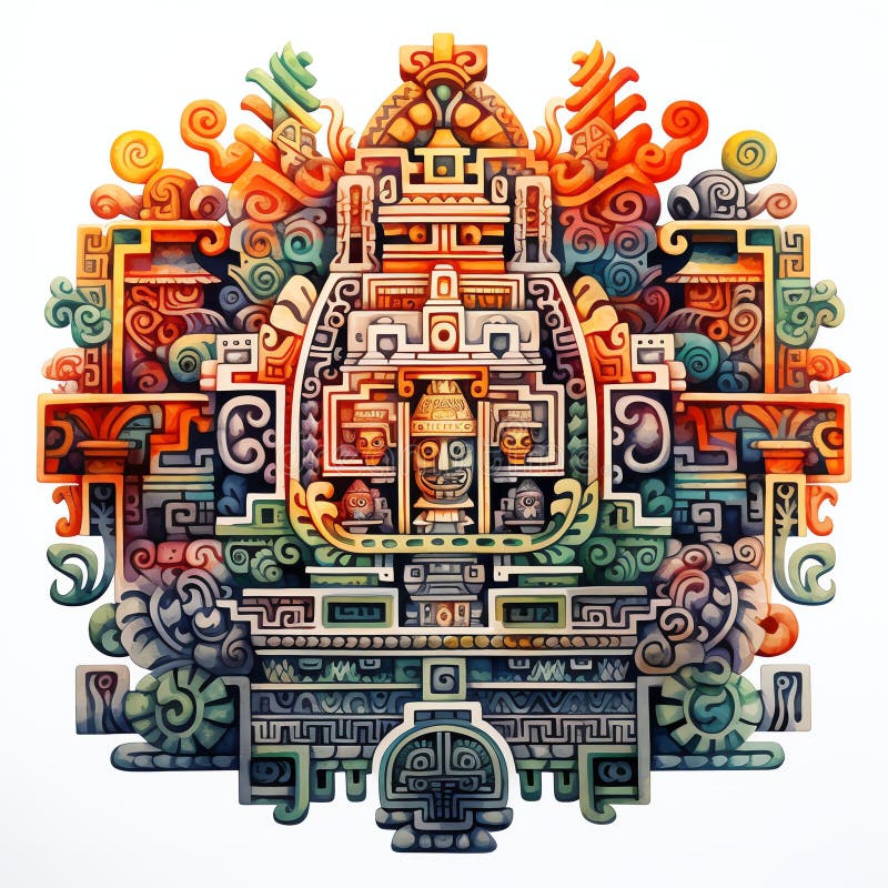 Woven Textiles Showcasing Intricate Patterns and Designs Illustration ...