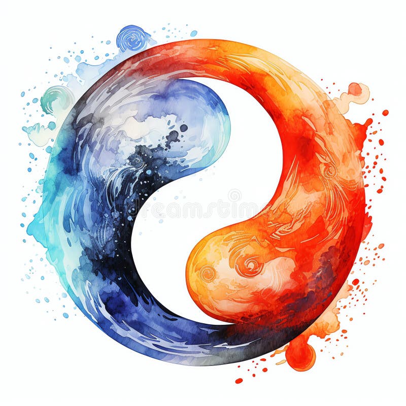 Yin and Yang Symbol Representing Balance and Harmony Illustration Stock ... Yin and Yang Symbol Representing Balance and Harmony Illustration Stock ...