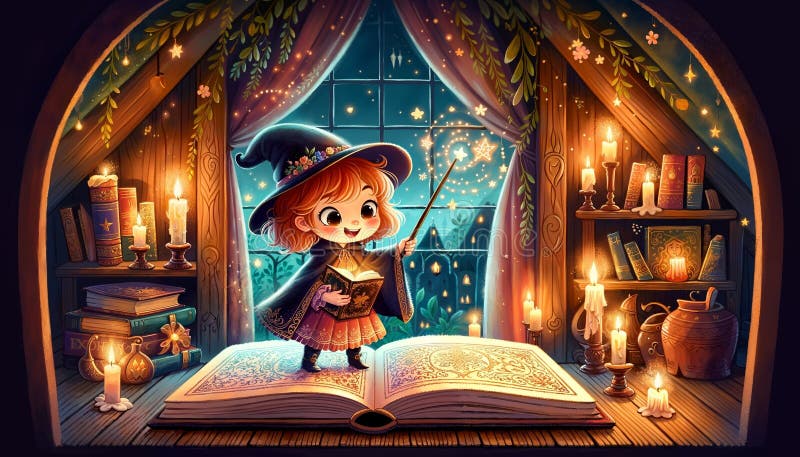 Enchanted Apprentice: a Wizard S Levitation Spell in a Mystical Realm ...