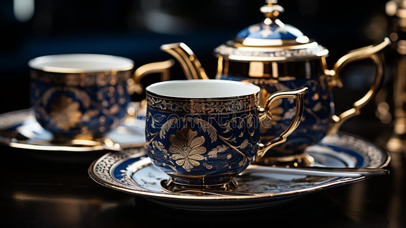 Cup of Tea and Teapot HD 8K Wallpaper Stock Photographic Image Stock ...