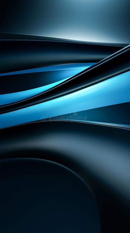 Dark Abstract Design 3d Rendering High Quality Stock Illustration ...