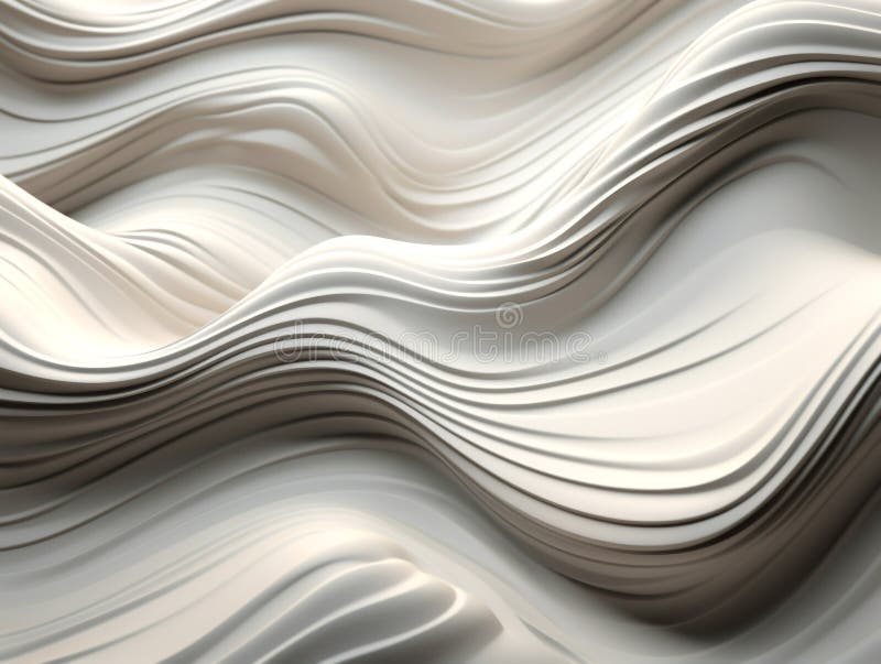 In the Texture of Waves on the Wall with Shadow Stock Illustration ...