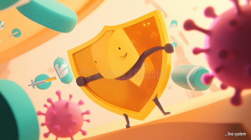 Immune System Cartoon Stock Illustrations – 2,555 Immune System Cartoon ...