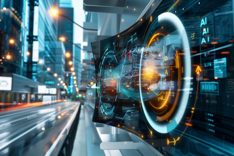 AI Integration in Futuristic Transportation System Advanced Technology ...