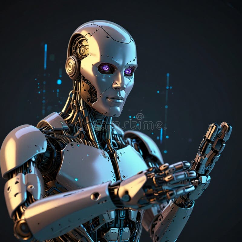 AI-Generated Interaction between Man and Intelligent Robot in ...