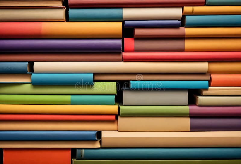 A Large Pile of Books Stacked on Top of Each Other Stock Illustration ... A Large Pile of Books Stacked on Top of Each Other Stock Illustration ...