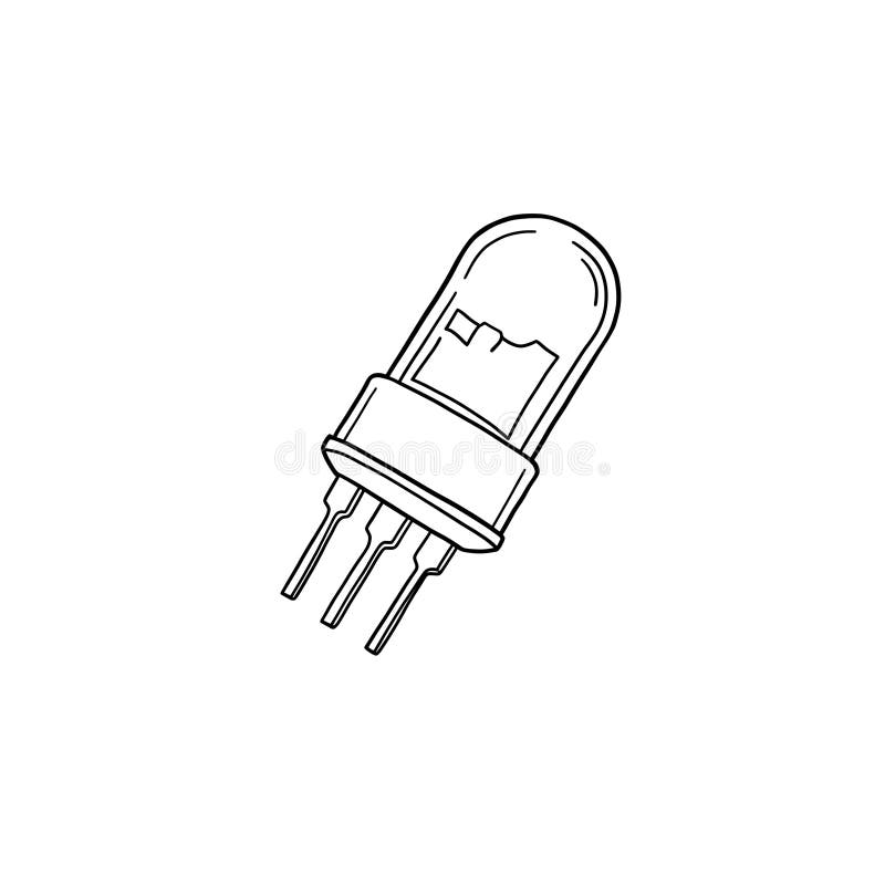 AI-Generated LED Component stock illustration. Illustration of drawing ...
