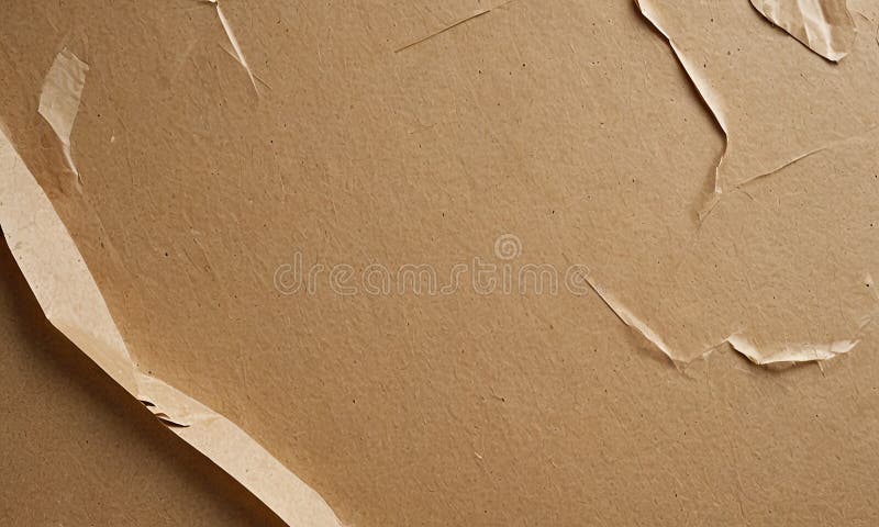 A Brown Paper with a Tear in it. Stock Illustration - Illustration of ...