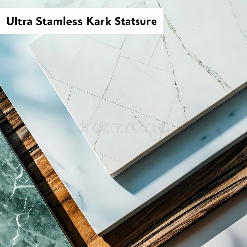 AI Generated Marble Texture Glass Reflection Dessert Stock Illustration ...