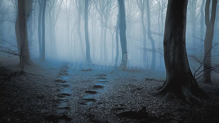 Footprints of the Soul, Made with Generative AI Stock Illustration - Illustration of soul, depth ...