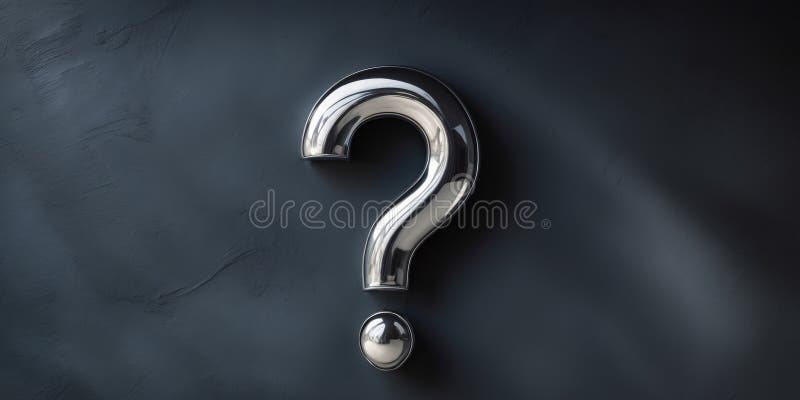 Metallic Question Mark Dark Textured Background Stock Photos - Free ...