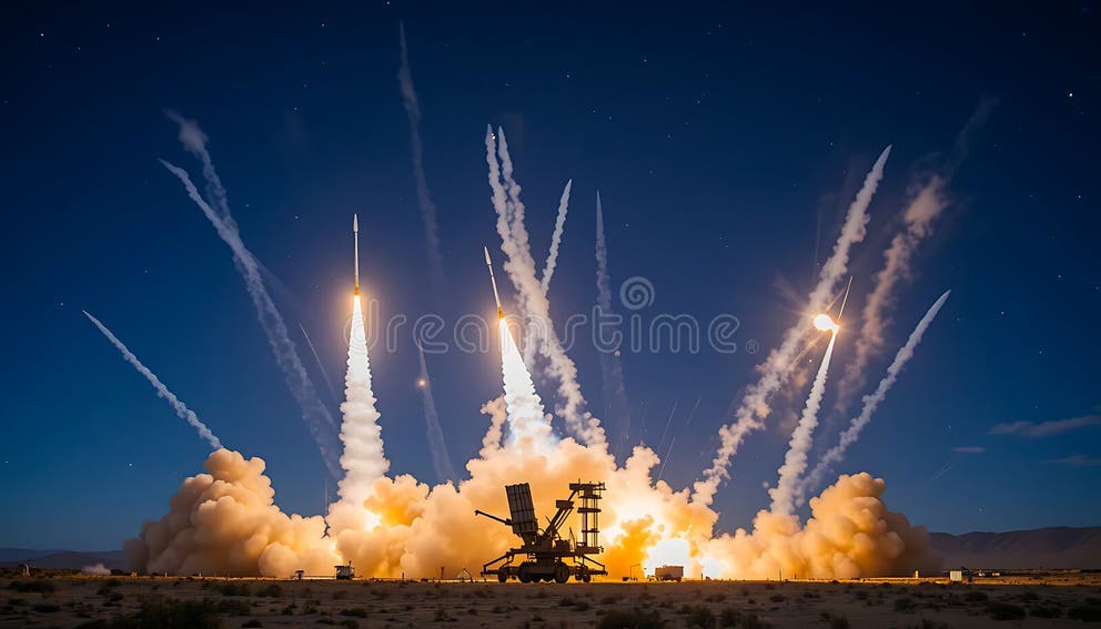 AI-Generated Missile Launch Stock Photo - Image of dramatic, artistic ...