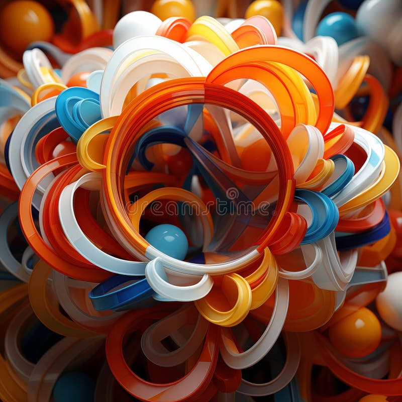 Ai Generated Modern Abstract of Vibrant Texture Background Stock ...