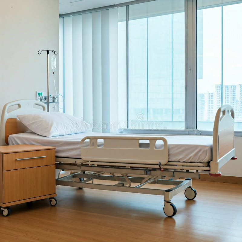 Ai Generated Modern Electric Hospital Bed Bright Room Stock Photos ...