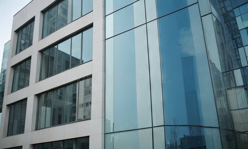 A Building with a Lot of Windows. Stock Illustration - Illustration of ...