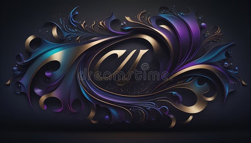 Mysterious Logo with Abstract Design Elements, Made with Generative AI ...