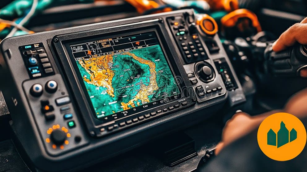 AI-Generated Navigation System Stock Illustration - Illustration of ...