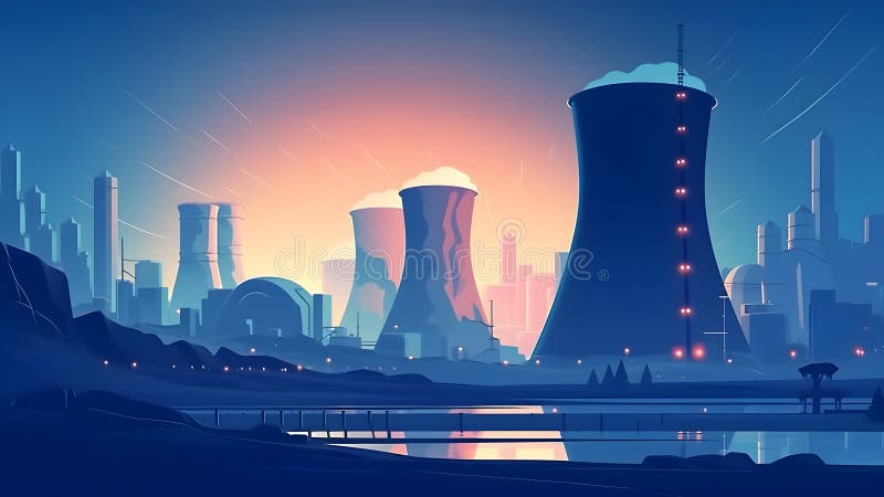 Nuclear Power Plan Stock Illustrations – 188 Nuclear Power Plan Stock ...