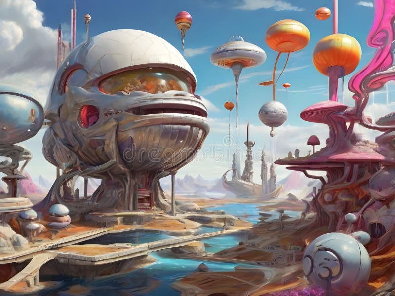 Painterly Image of the Funky Chromecore Odyssey Adventure Wonderlands ...