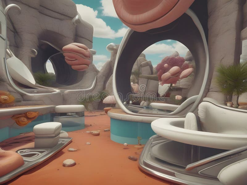 Painterly Image of the Funky Chromecore Odyssey Adventure Wonderlands ...