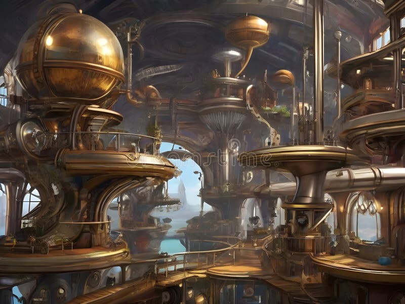 Painterly Image of the Funky Chromecore Odyssey Adventure Wonderlands ...