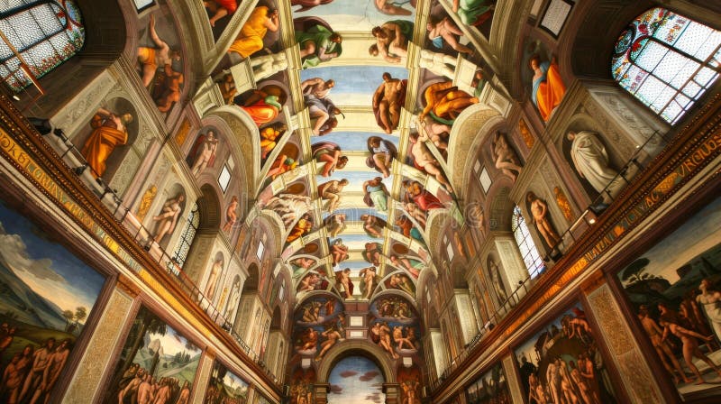 Michelangelo Sistine Chapel Interior