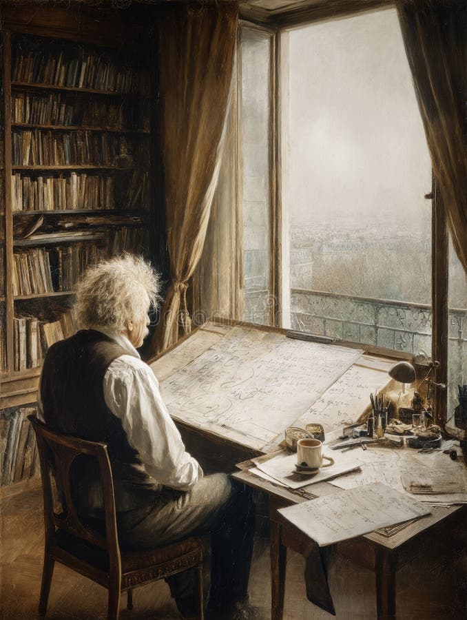 Albert Einstein Study Theory Relativity Insight Early Twentieth Century ...