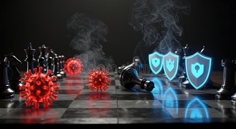 AI-Generated Pandemic Strategy Stock Image - Image of artwork, global ...
