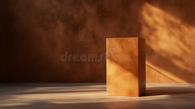 Ai Generated. Paper Box Stand Mock Up for Product Stock Illustration ...