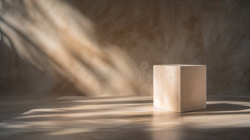 Ai Generated. Paper Box Stand Mock Up for Product Stock Illustration ...