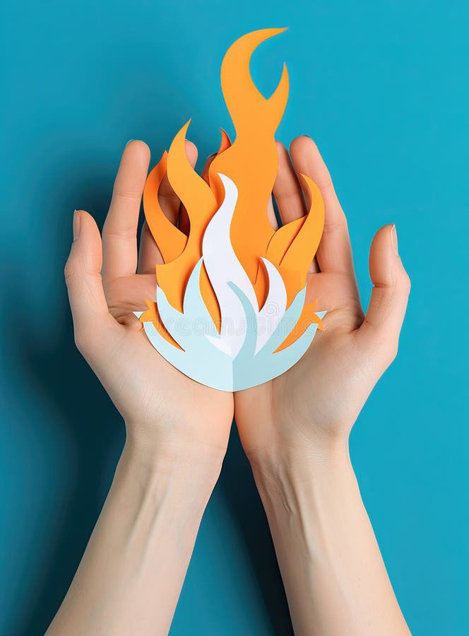 AI Generated Paper Composition Background for Pentecost or Trinity ...