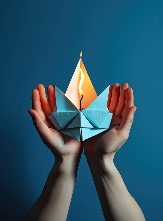 AI Generated Paper Composition Background for Pentecost or Trinity ...