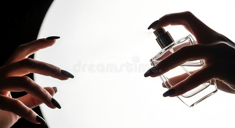 AI-Generated Perfume Image stock illustration. Illustration of design ...