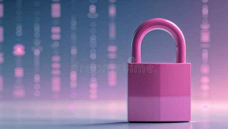 Pink Padlocks Digital Security Abstract Background Stock Photos - Free ...