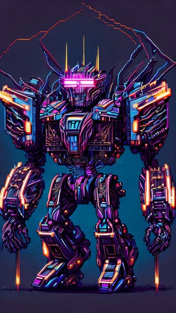 Pixel Robot Boss Stock Illustrations – 8 Pixel Robot Boss Stock ...