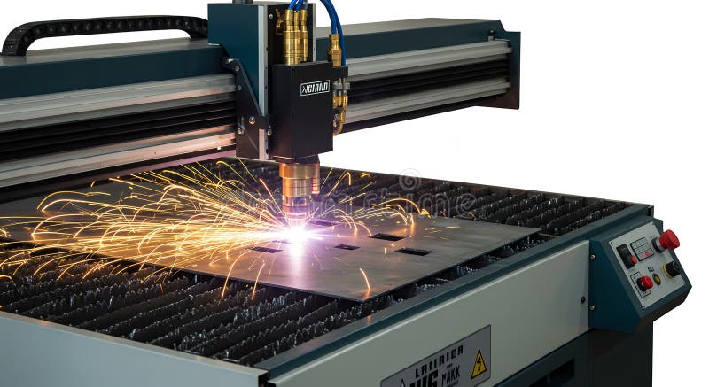AI-Generated Plasma Cutting Image Stock Illustration - Illustration of ...