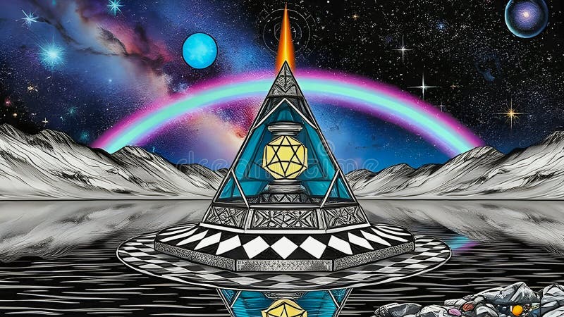 Energy Production the Colourful Way Stock Illustration - Illustration ...