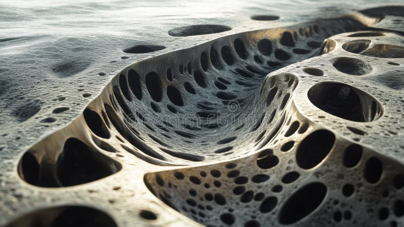 AI-Generated Porous Surface Stock Illustration - Illustration of iron ...