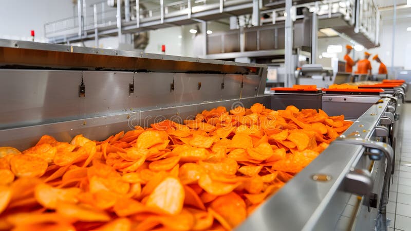 Potato Chip Production Line Stock Photos - Free & Royalty-Free Stock ...