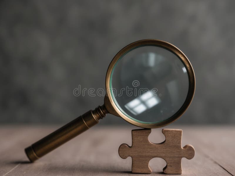 Problem Solving and Root Cause Analysis Concept with Magnifying Glass ...