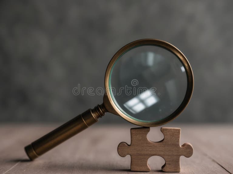 Problem Solving and Root Cause Analysis Concept with Magnifying Glass ...
