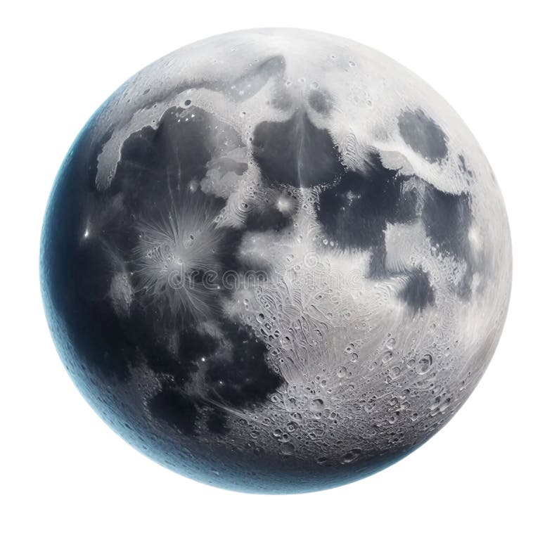 Ai-generated Realistic Full Moon High-Resolution Celestial Image with ...