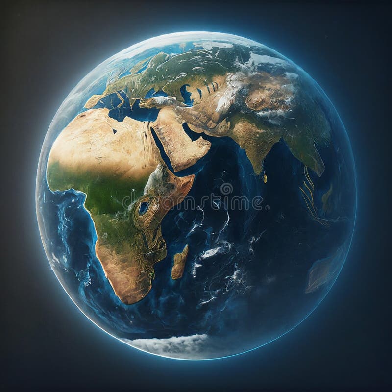 AI Generated Realistic Image of Our Mother Earth Taken from the Space ...