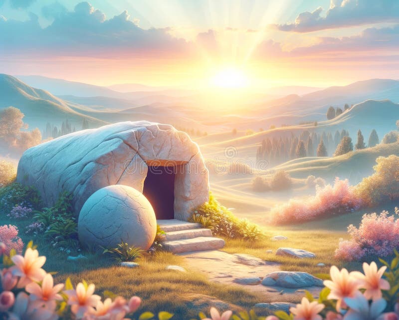 Easter Morning Empty Tomb Salvation Sacrifice Crucifixion Jesus Sunday ...