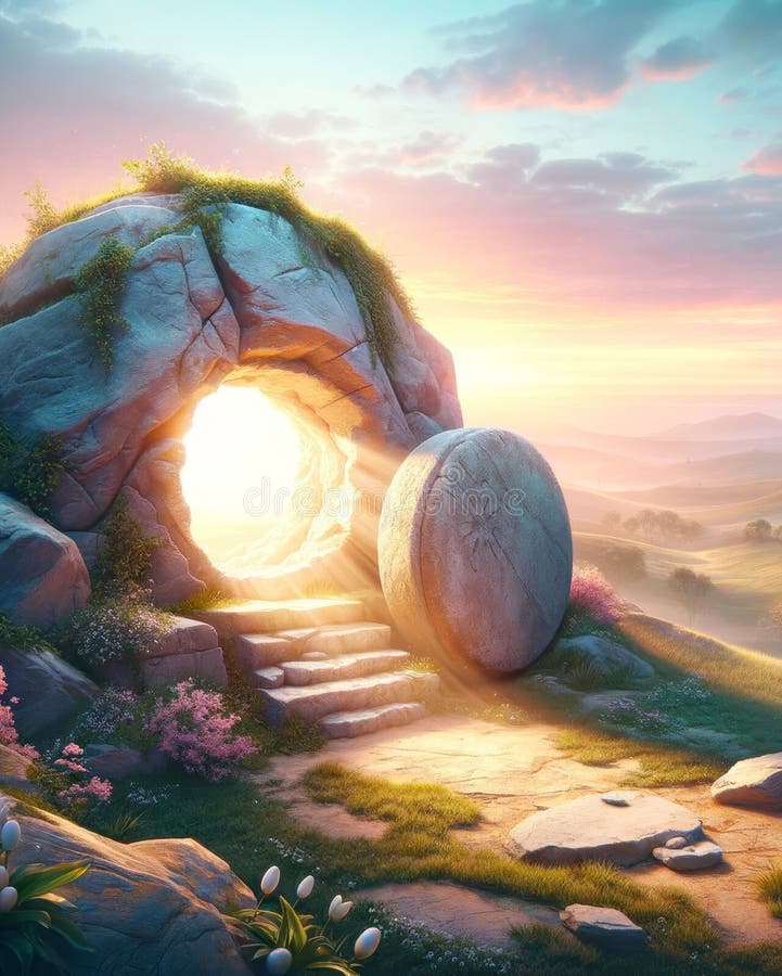 Easter Morning Empty Tomb Salvation Sacrifice Crucifixion Jesus Sunday ...