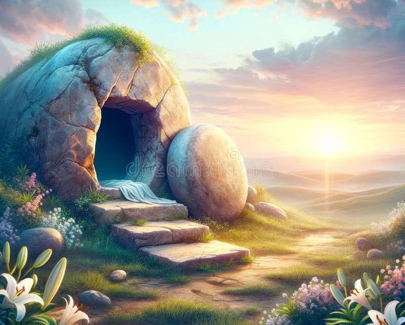 Easter Morning Empty Tomb Salvation Sacrifice Crucifixion Jesus Sunday ...