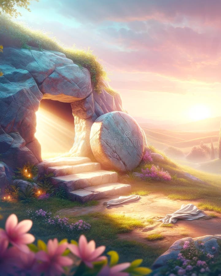 Sunrise Empty Tomb Easter Morning Salvation Sacrifice Crucifixion ...