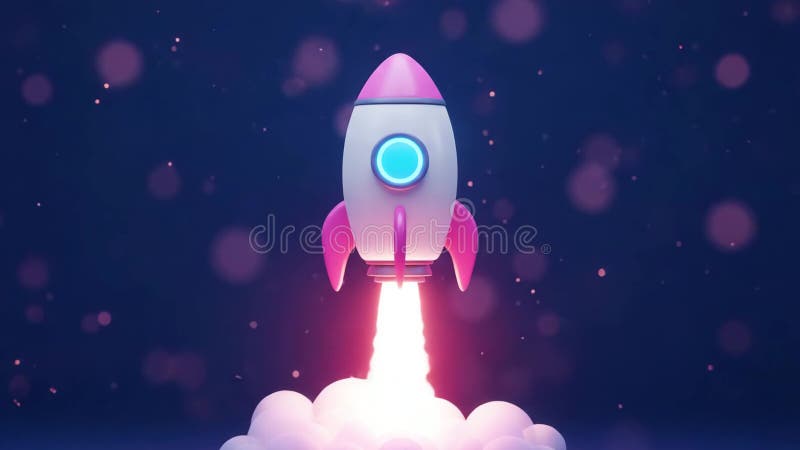 AI-Generated Rocket Launch stock video. Video of energy - 376149691